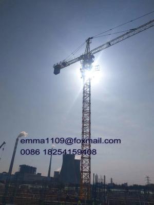China 50m Jib de trabalho QTZ63 torre guindaste com 2,5m bloco tipo Mast Seção fácil de instalar à venda