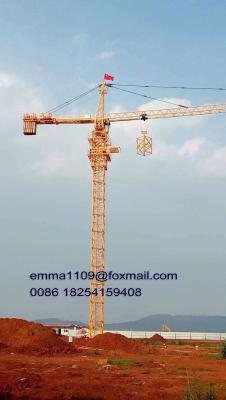 China 50m Jib de trabalho QTZ63 torre guindaste com 2,5m bloco tipo Mast Seção fácil de instalar à venda