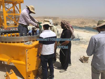 중국 25톤 탑키트형 TC7550 타워 크레인 판매용