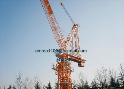 Κίνα 12 τόνους D5030 Luffing Tower Crane 50 μέτρα Υψόμετρο ανύψωσης Διάστημα τσουλήθρου 3,0 τόνων Τελικό φορτίο προς πώληση