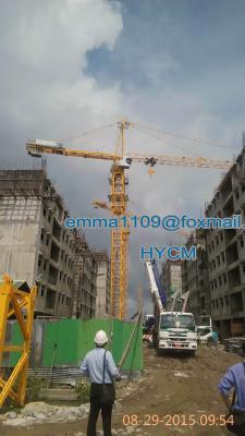 중국 TC7040 16TONS 원격 제어 부동산 타워 크레인 고양이 머리 유형 판매용