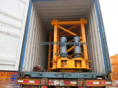 중국 182ft 55mts Jib 2.5t Tip Load Topkit 타워 크레인 외부 등반 유형 판매용