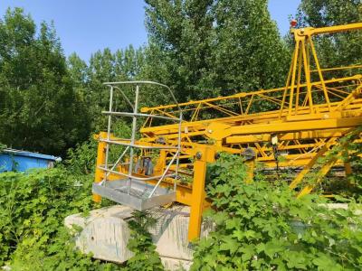 China QTZ200 7015 Elevador de torre usado 10 toneladas Carga máxima 65m Jib y mástil L68 en venta
