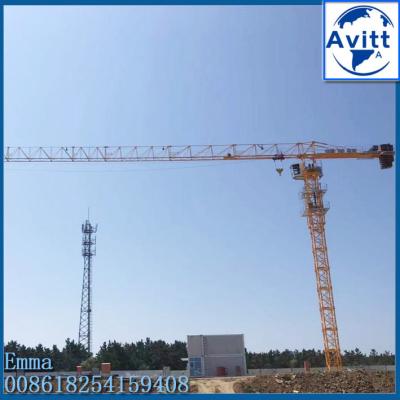 Κίνα Γερανοί Πύργου Potain QTZ125 10t με βραχίονα 60m και έλεγχο Schneider προς πώληση