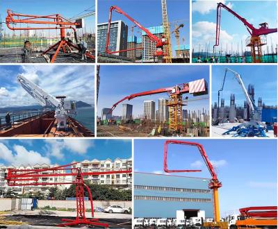 Cina HGY21 Braccio di posizionamento calcestruzzo Raggio orizzontale 20.6m 3 sezioni Tipo ragno Comando a filo o remoto in vendita