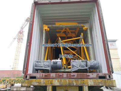 China 5tons TC5010 Hamerkop Typen torenkranen in Cambodja Formulier E Te koop