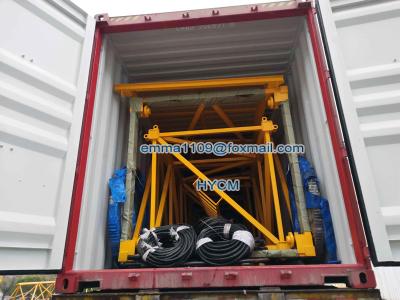 China 5tons TC5010 Hamerkop Typen torenkranen in Cambodja Formulier E Te koop