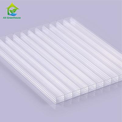 Cina i materiali spessi della copertura della serra di 4-12mm Steeple hanno ondulato i pannelli di plastica della serra in vendita