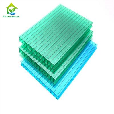Cina i materiali spessi della copertura della serra di 4-12mm Steeple hanno ondulato i pannelli di plastica della serra in vendita
