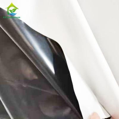China 0.13mm Black And White Poly Sheeting for sale