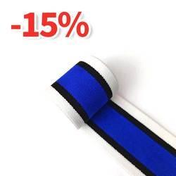 China Free Sample Modern Pattern Elastic Webbing Custom Fancy Jacquard Web Band Polyester Yarn-dyed Elastic Band for sale