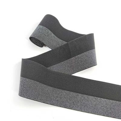 China Custom Draw Cord Elastic Band Jacquard Accessories Trim Elastic Webbing for Clothes for sale