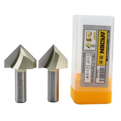 Cina Fresa per incisione a 90 gradi 3D V Bit per router CNC per taglio legno, fresa Arden V per intaglio per MDF, legno duro, compensato in vendita