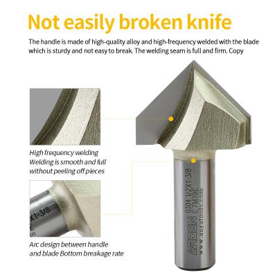 Cina Fresa per incisione a 90 gradi 3D V Bit per router CNC per taglio legno, fresa Arden V per intaglio per MDF, legno duro, compensato in vendita