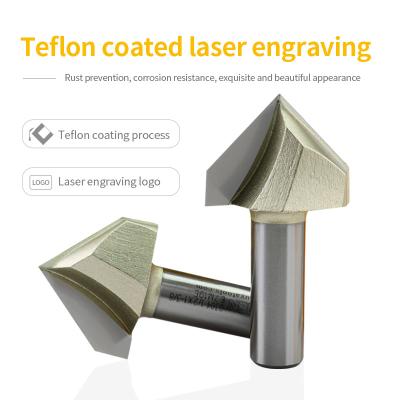 Cina Fresa per incisione a 90 gradi 3D V Bit per router CNC per taglio legno, fresa Arden V per intaglio per MDF, legno duro, compensato in vendita