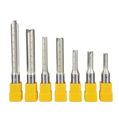 China Arden CNC  Extended Double-edged Straight groove Router Bit 1/2 Shank Milling Cutter  for Wood Cut Working for sale