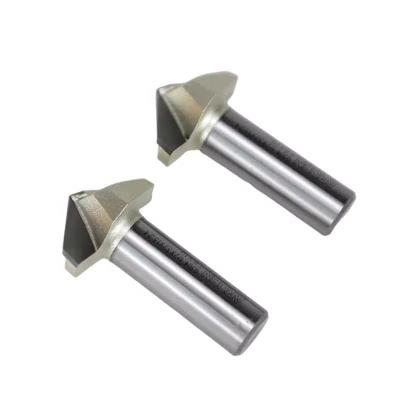China ARDEN  'V' Type High Hardness Alloy Router Bit Tool 1/2 1/4  Shank End Mill Wood Milling CNC Tool Plate Cutting V Groove V Bit for sale