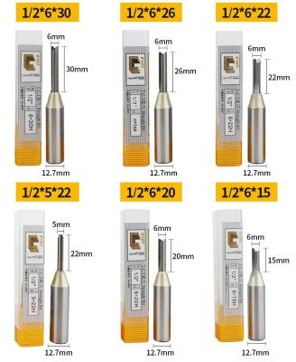 China Hot Sales 1/4 1/2 Shank Cnc Wood Tools 3 Flutes Router Bits for Wood Woodworking Straight Router Bit Cnc Arden for sale