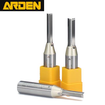 China Hot Sales 1/4 1/2 Shank Cnc Wood Tools 3 Flutes Router Bits for Wood Woodworking Straight Router Bit Cnc Arden for sale
