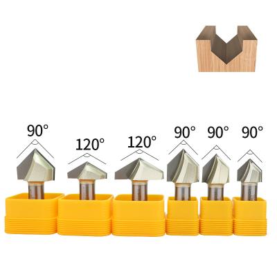 Cina Alta precisione Arden Router Bits 90 120 150 Grado V Groove End Mill in vendita