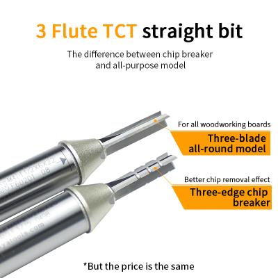 China 6mm Arden Router Bits 3 Flutes MDF   Cnc Wood Cutting Bits Cutter for sale