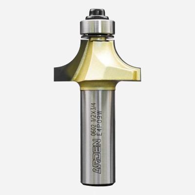 Cina 1/2in 1/4in Arden Router Bit Round Over Router Bit con cuscinetto in vendita