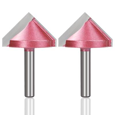 Κίνα Εργαλεία φρέζας CNC Router Bit Tideway 6mm Shank Καρβιδίου 3D V-Groove V Bit για Ξυλουργική Εργασία Επίστρωση Τιτανίου OEM Προσαρμοσμένο προς πώληση