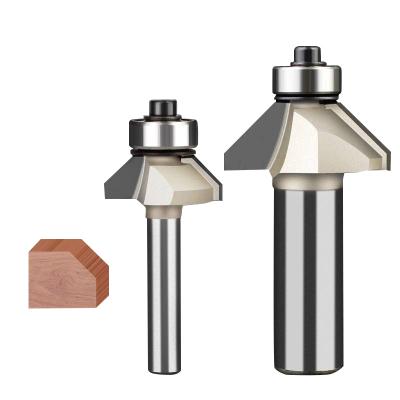 Китай Прибрежная карбидная колючая резка Fancy Router Bit Chamfer Bit Fancy Bearing Trimmer CNC Резание древесины Деревообработка Router Bit продается