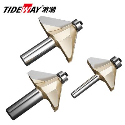 Китай Прибрежная карбидная колючая резка Fancy Router Bit Chamfer Bit Fancy Bearing Trimmer CNC Резание древесины Деревообработка Router Bit продается