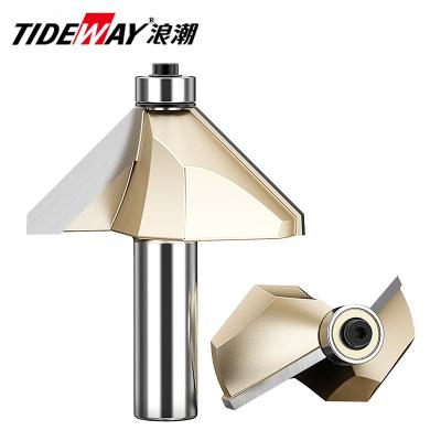 Китай Прибрежная карбидная колючая резка Fancy Router Bit Chamfer Bit Fancy Bearing Trimmer CNC Резание древесины Деревообработка Router Bit продается