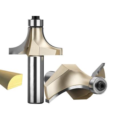 China Tideway 1/4 1/2 Shank Cormer Ball Nose Round Carving Router Bit Com Bering Radius Core Tumgsten Steel Carbide Face Llil! à venda