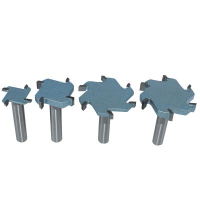 Cina Frese per router Tideway da 4 a 6 taglienti, frese per scanalature a T da 6,35 mm per la lavorazione del legno in vendita