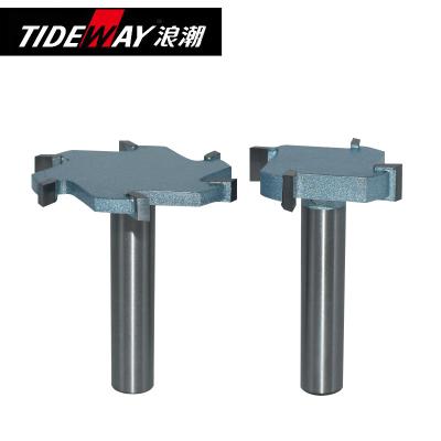 Cina Frese per router Tideway da 4 a 6 taglienti, frese per scanalature a T da 6,35 mm per la lavorazione del legno in vendita