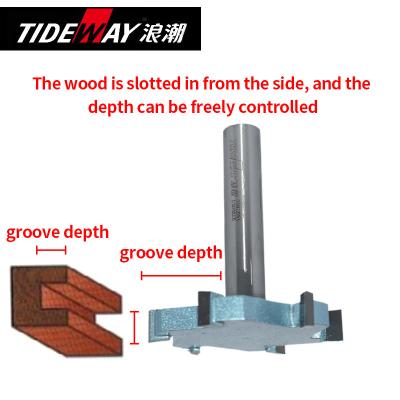 Cina Frese per router Tideway da 4 a 6 taglienti, frese per scanalature a T da 6,35 mm per la lavorazione del legno in vendita