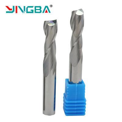 中国 YINGBA 2 フルートフライリングカッター Cncマシン ツール CNCルータービット 切断アクリルPVC素材 木刻画ビット 販売のため