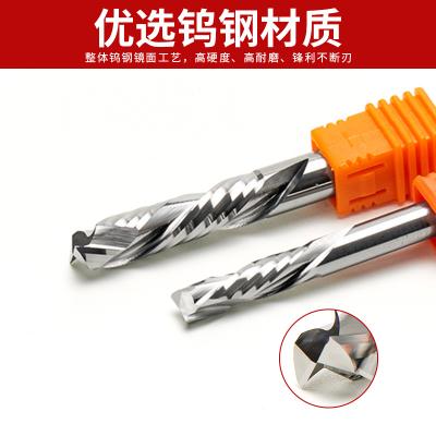 중국 탄산 Cnc 1/8 1/4 3/8 압축 나선 라우터 나무 8mm 절단 압축 비트 Cnc 절단 위 아래 압축 끝 밀 판매용