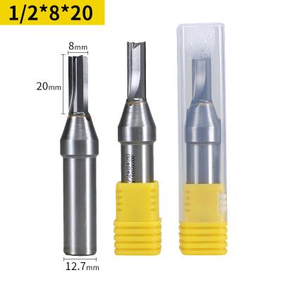 China YingBa Cnc Router Bit Cutting Tools Carbide End Mill TCT Straight Bit CNC  3 Flute Router Bits for Wood Woodworking for sale