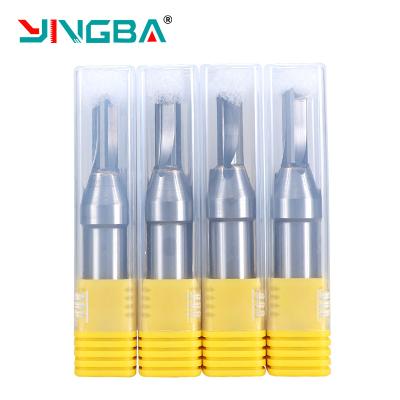 China YingBa Cnc Router Bit Cutting Tools Carbide End Mill TCT Straight Bit CNC  3 Flute Router Bits for Wood Woodworking for sale