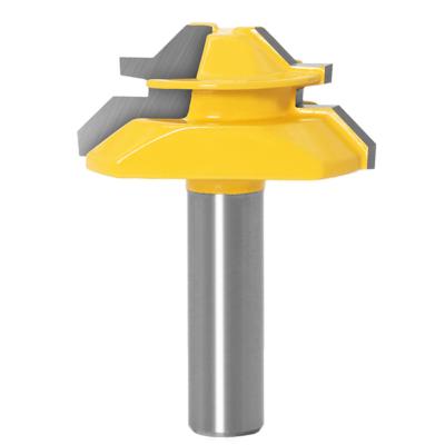 China 1/4'' 6mm 8mmShank Router Bit Milling Cutter Frame Groove Tenon Woodworking Engraving Wood Milling Set Lock Miter Milling Cutter for sale