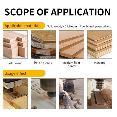 Cina 1/4*2-1/2 HRC65 2 Flute Rivestimenti Nano Blu Set di frese per router CNC in metallo duro per intaglio del legno in vendita