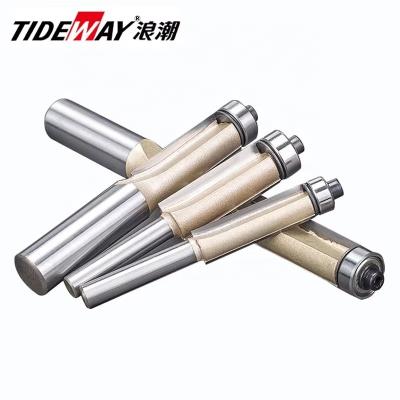 China Factory Customized Cheap Prices CNC Wood Router Bit Tools Woodworking Straight Flush Trimming Bit With Bearings for sale