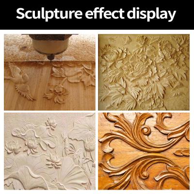 Cina Alta qualità a basso prezzo CNC Router in legno 2Flute CNC Sculture in legno utensili Carburo Taper Ball Nose End Mill 6mm in vendita