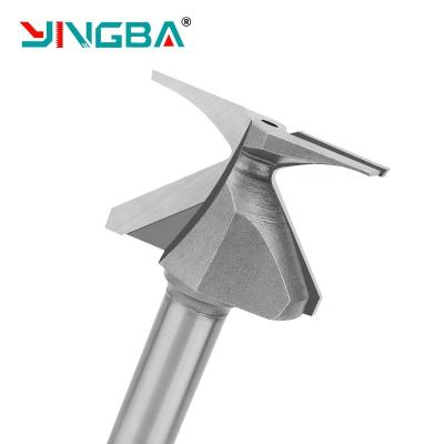 Cina Fresa per router per lavorazione del legno con scanalatura e piegatura, 2 taglienti, per piegatura di pannelli in legno in vendita