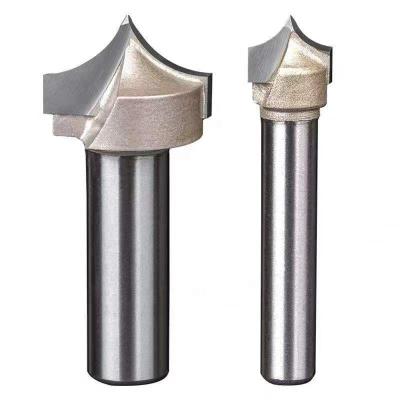Cina Fresa per router CNC Tideway da 6,35 mm, punta ovolo intagliata, punta a naso d'ago in vendita