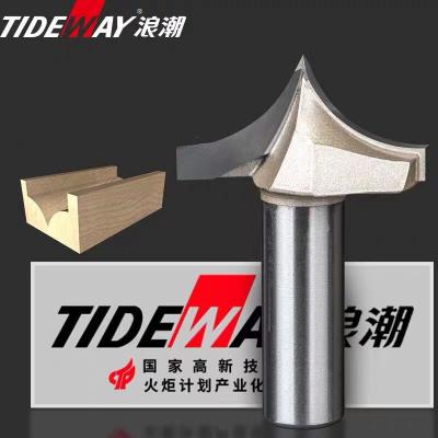 Cina Fresa per router CNC Tideway da 6,35 mm, punta ovolo intagliata, punta a naso d'ago in vendita