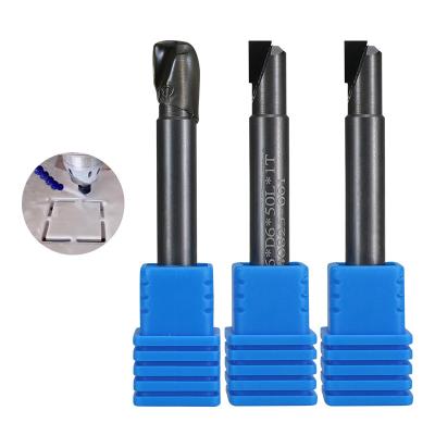 China Granite Jade Stone Drill Bit 3 4 Flute Gravestone Carving Stone Milling Cutter for sale