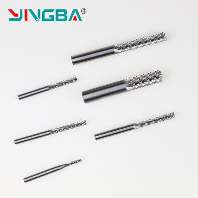 China YingBa 4mm Carbide End Mill CNC Router de madera pedazos de aleación de PCB Maíz de molienda cortador de corte de madera eficiente herramientas fronterizas en venta