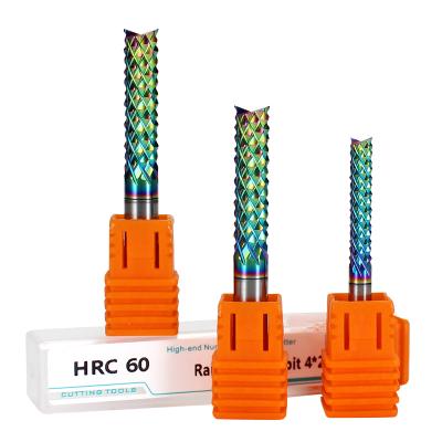 China YingBa 4mm Carbide End Mill CNC Router de madera pedazos de aleación de PCB Maíz de molienda cortador de corte de madera eficiente herramientas fronterizas en venta