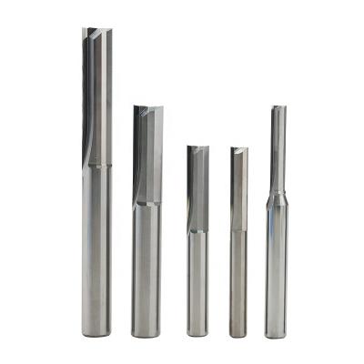 China Two Flutes Straight groove Milling Cutter Carving Machine Cnc Router Bit for Wood Cnc Straight Engraving End Mill for sale