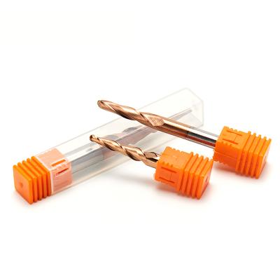 Cina 55HRC incisione bit TiAIN rivestimento macchina di incisione Meta finitura mulino in vendita